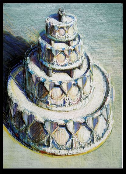 Wayne Thiebaud | Wayne Thiebaud - Wedding Cake (2019) | MutualArt