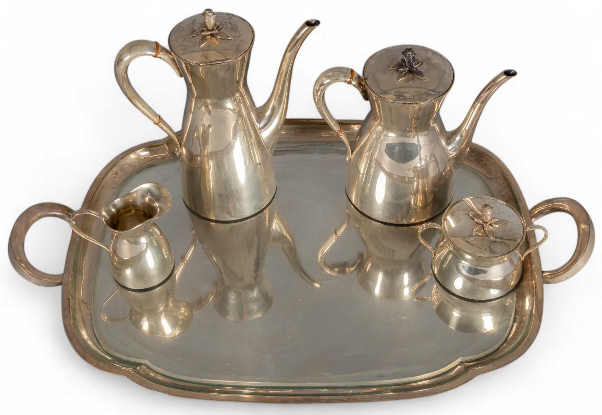 Unknown | German Handmade Sterling Silver Tea Service Set | MutualArt