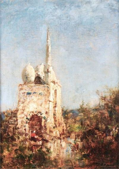 Félix Ziem | The mosque (1902) | MutualArt