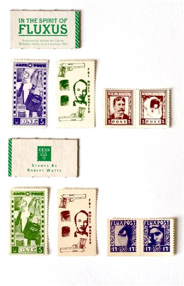 Robert Watts | In the Spirit of Fluxus stamps (1993) | MutualArt