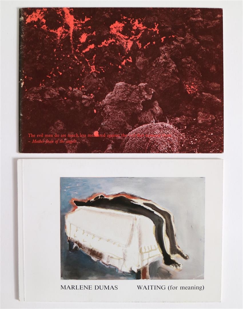 Marlene Dumas | Marlene Dumas, two booklets 1984-1988 (1984) | MutualArt