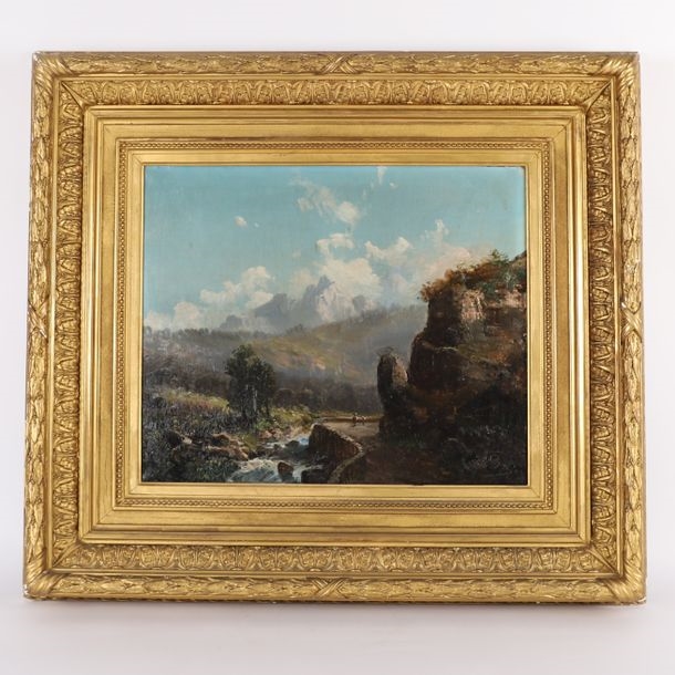 Émile Godchaux | MOUNTAIN LANDSCAPE | MutualArt
