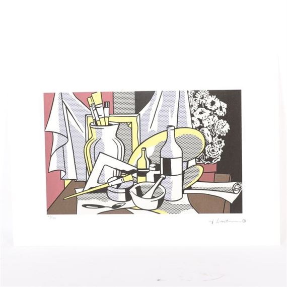 Roy Lichtenstein | STILL LIFE WITH PALETTE | MutualArt