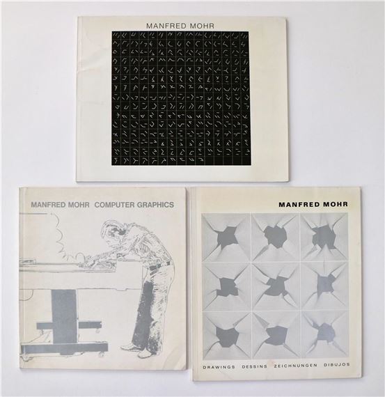 Manfred Mohr | Manfred Mohr, three catalogues featuring early computer generated works (1971 ...