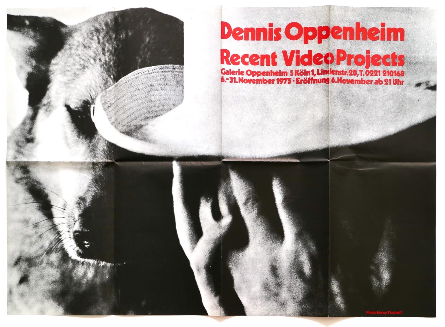 Dennis Oppenheim | Dennis Oppenheim, two exhibition posters (1975 ...