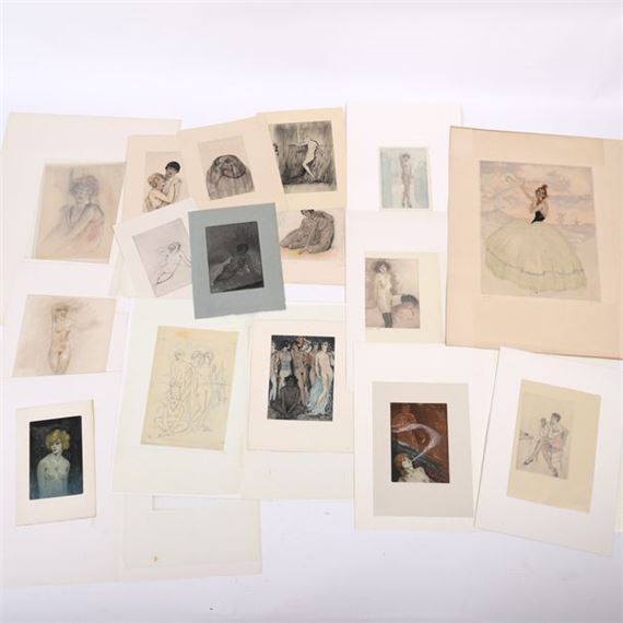 Édouard Chimot | SET OF 16 PRINTS by Edouard Jules CHIMOT | MutualArt