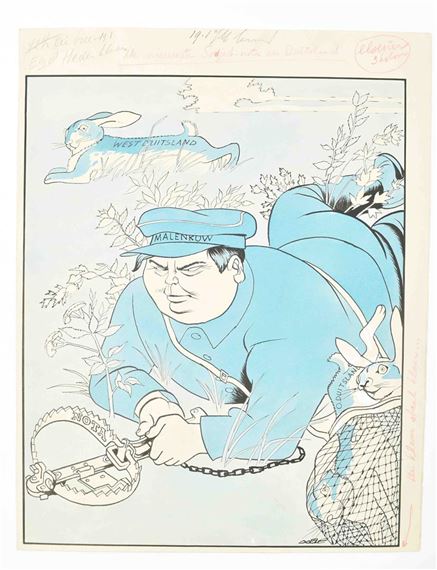 Eppo Doeve | Four political cartoons (1945 - 1955) | MutualArt