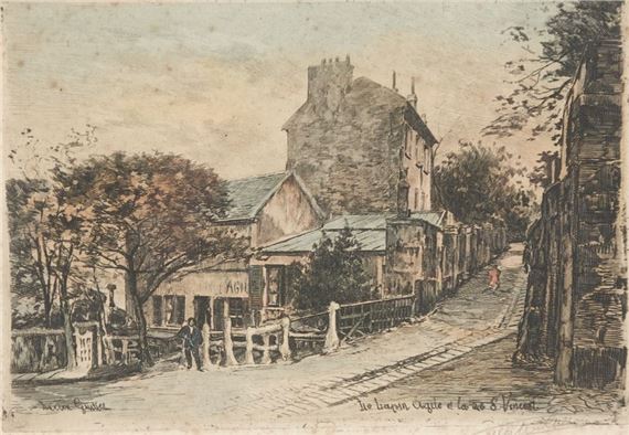 Lucien Marcelin Gautier | The Lapin Agile and rue Saint Vincent | MutualArt