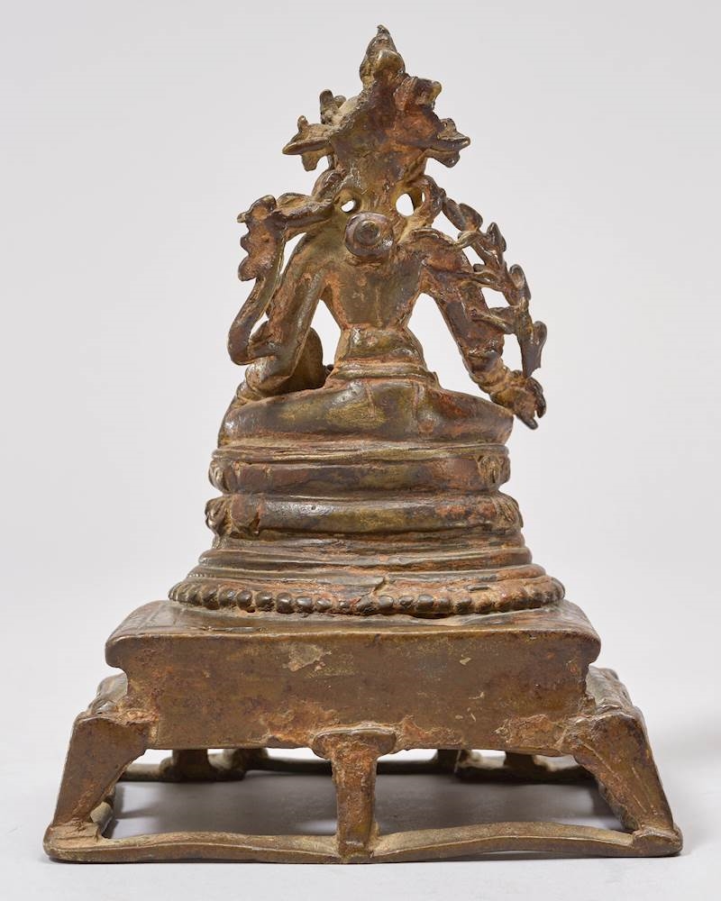 Indian School, 12th Century | A BRONZE FIGURE OF THE SNAKE GODDESS ...