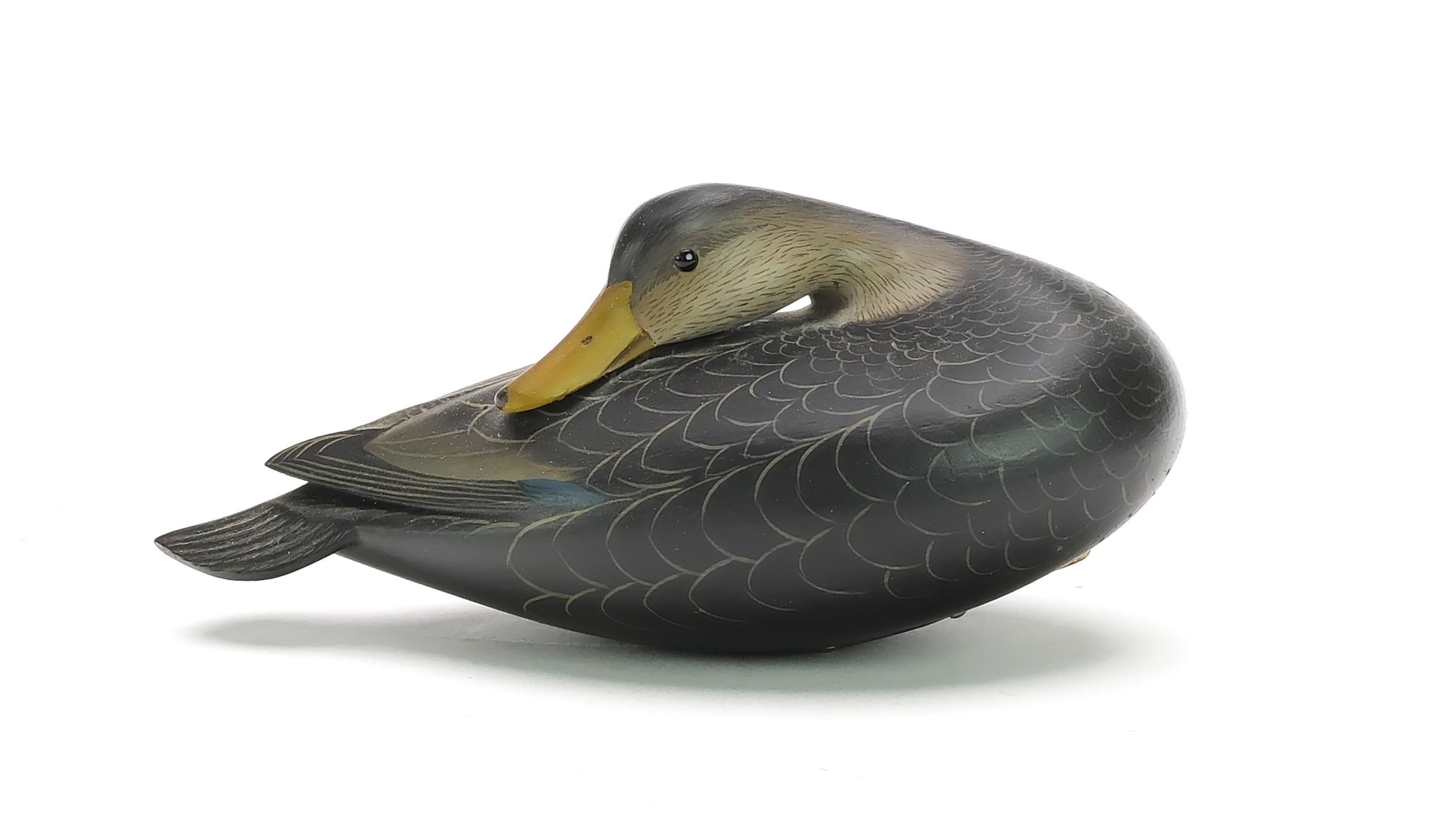 George Strunk | Miniature black duck | MutualArt