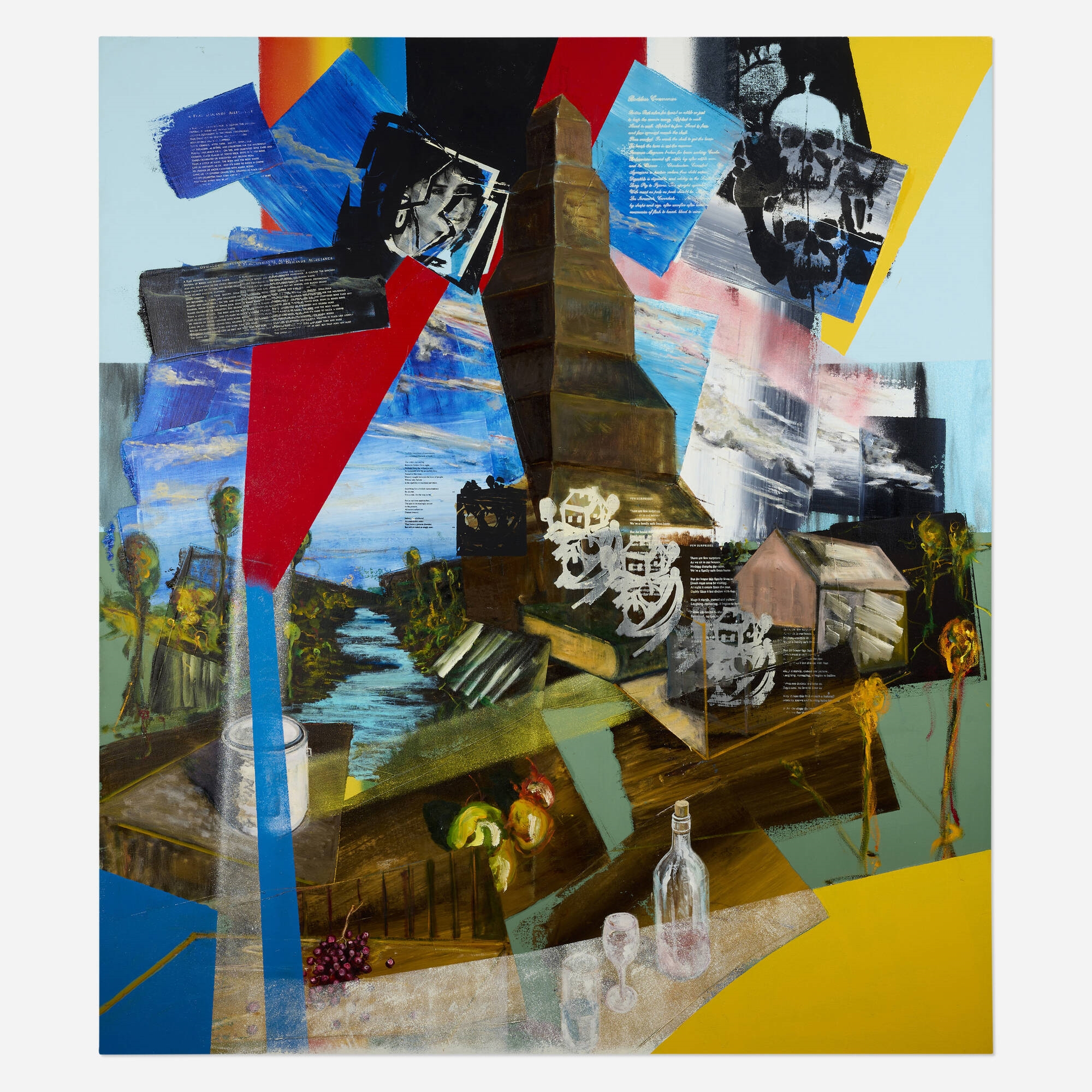 Peter Nadin | The View XXIV (The Tower of Babel) (1988) | MutualArt