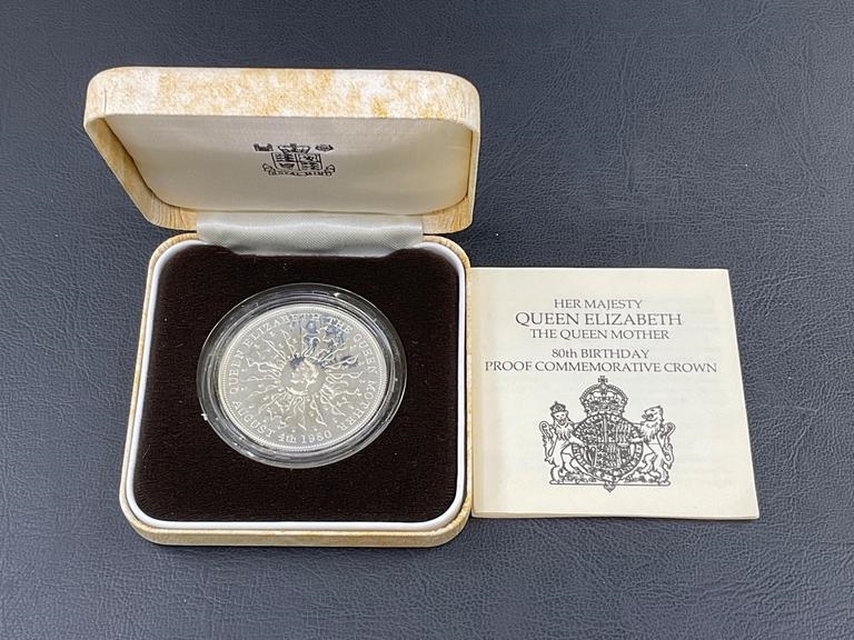 Queen Elizabeth | QUEEN ELIZABETH 80TH BIRTHDAY SILVER PROOF CROWN ...