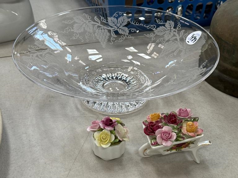 Royal Albert | STUART CRYSTAL BOWL ROYAL ALBERT OLD COUNTRY ROSES ...