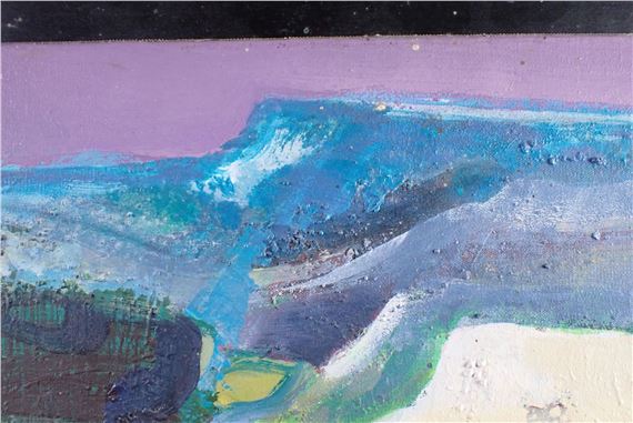 Claude Mancini | Le au bleu HsT | MutualArt