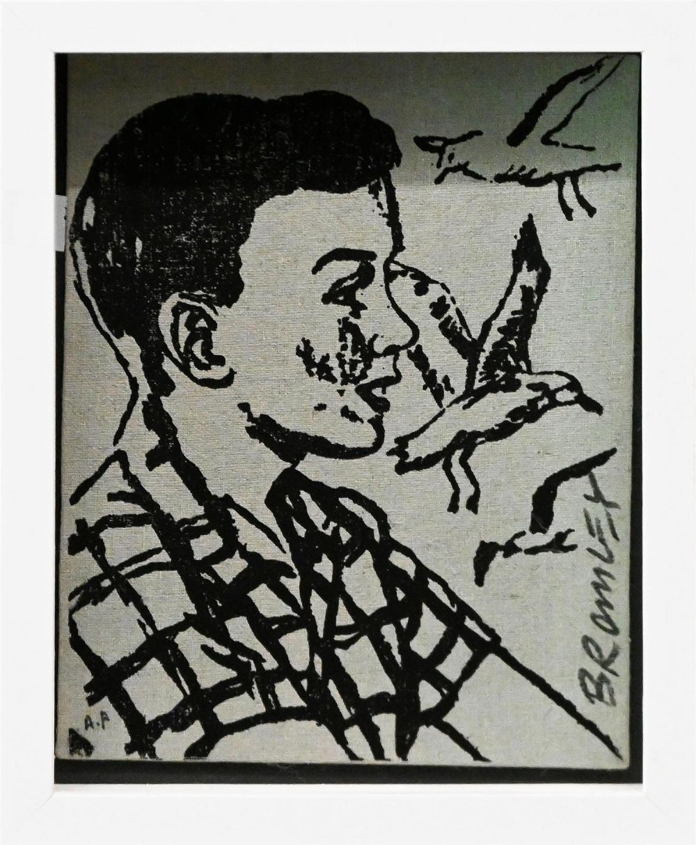 David Bromley | (BOY WITH BIRDS) | MutualArt