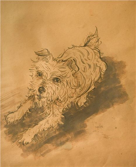 Cecil Aldin | Study of a dog | MutualArt