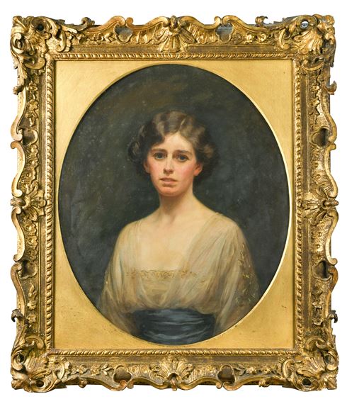 Albert Henry Collings | Portrait of a seated lady | MutualArt