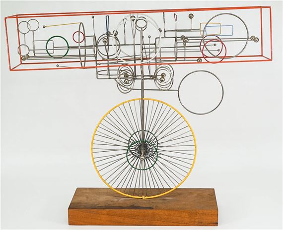 Joseph Burlini | Circus Wagon kinetic sculpture, | MutualArt