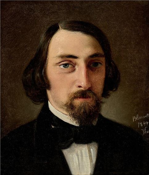 Ditlev Conrad Blunck | Self-portrait, 46 years old (1844) | MutualArt