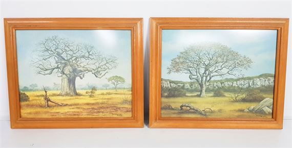 Denis Murphy | 2 X WOOD FRAMED MESMERIZING SCENIC NATURE LANDSCAPES ...