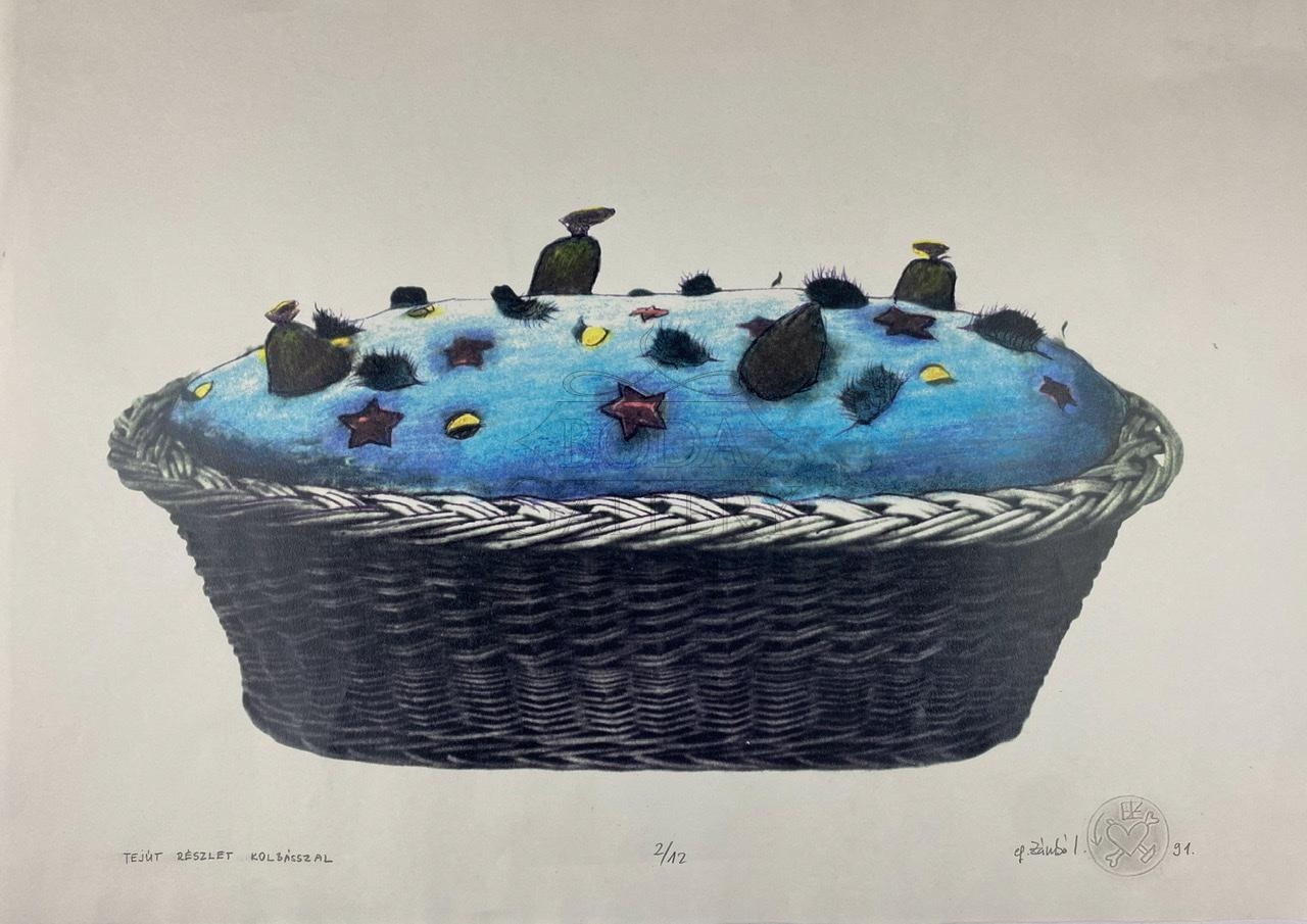 István ef Zámbó | Milk route detail with sausage | MutualArt