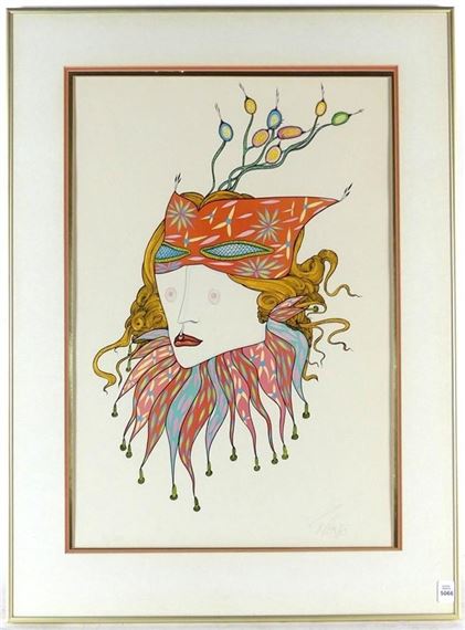 Toller Cranston | A vintage lithograph print in colours (1980) | MutualArt