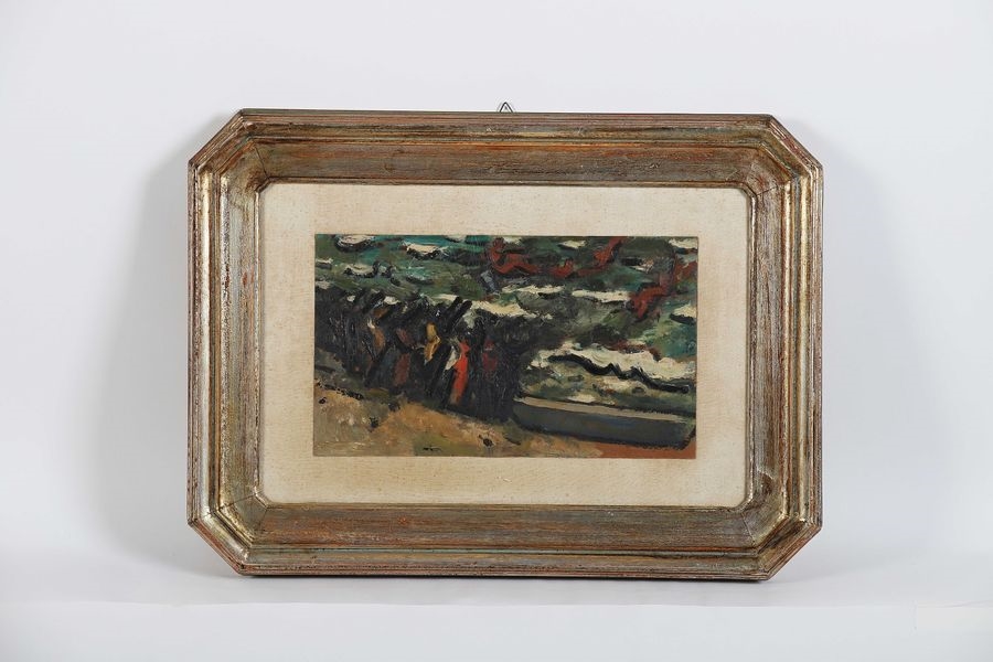 Moses Levy | Rescuing a bather in Tunisia (1944) | MutualArt