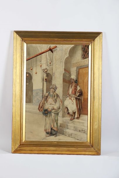 Ettore Simonetti | The Harem Guardian (1888) | MutualArt