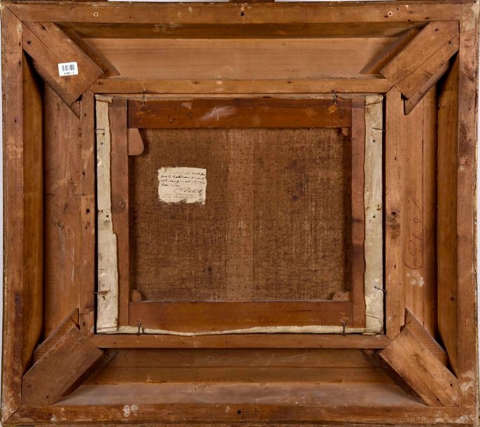 Charles Petit | Enfants et mouton dans un verger | MutualArt