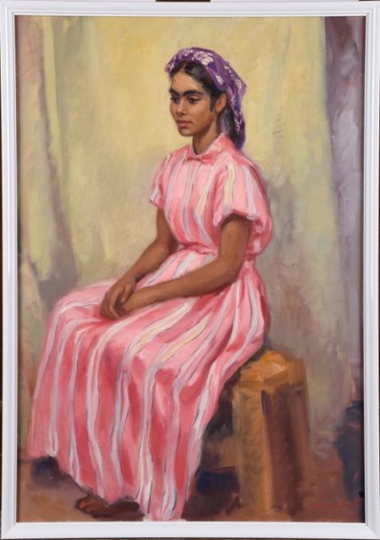 Charles Smets | Portrait de femme marocaine | MutualArt