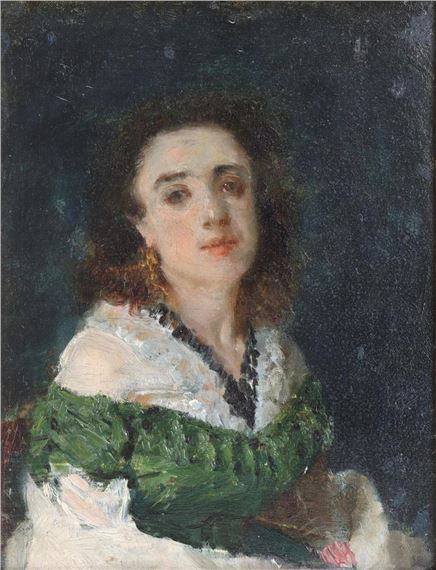 Francesco Paolo Michetti | Portrait of a Lady | MutualArt