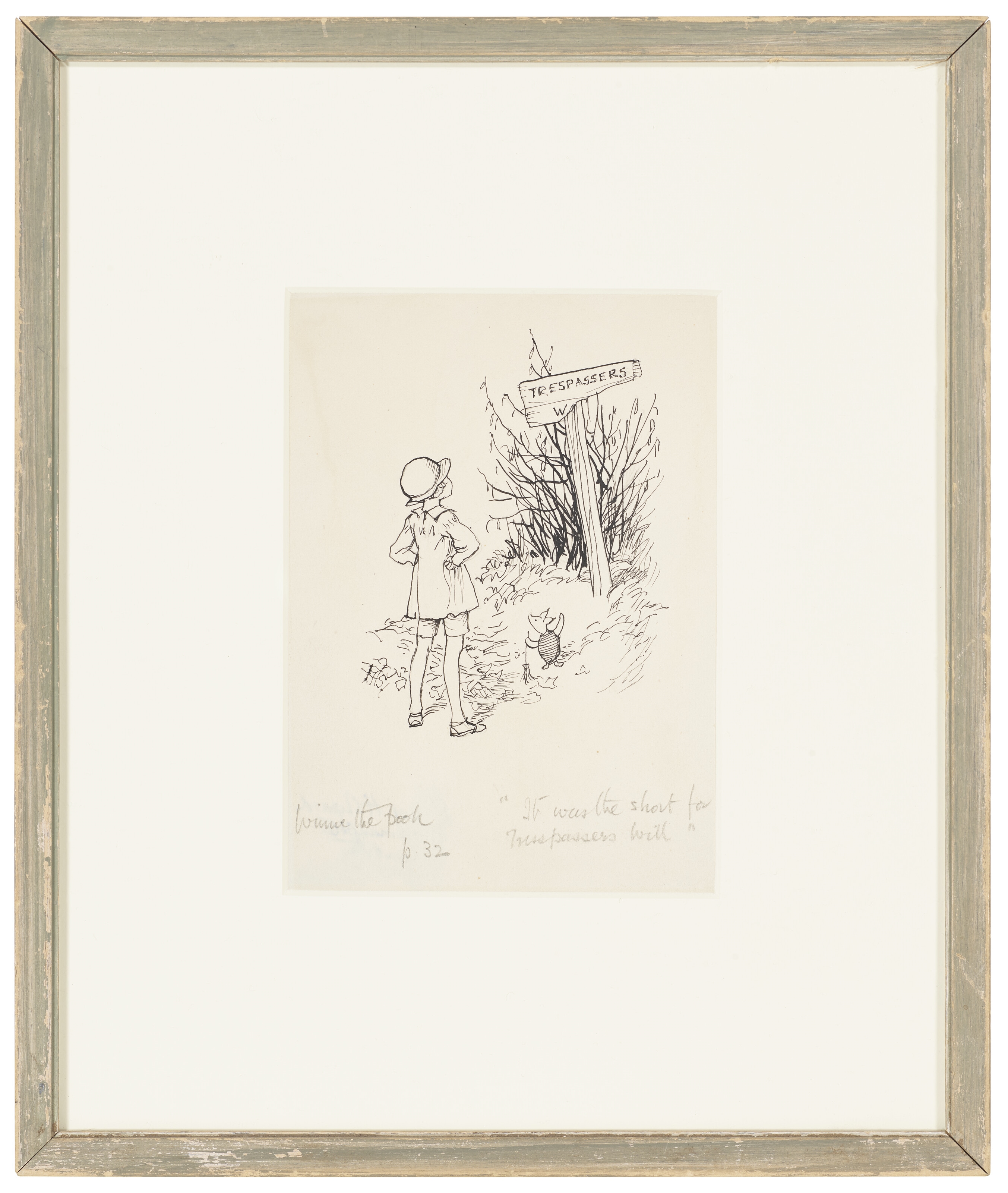 Ernest Howard Shepard | Christopher Robin and Piglet: 'It was the short ...