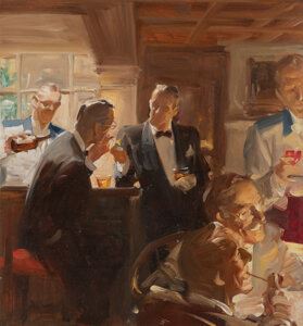 Haddon H. Sundblom | Old Forester Whisky advertisement preliminary ...