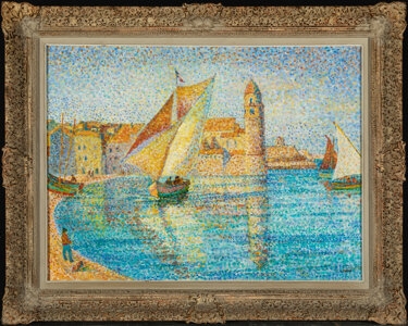 Yvonne Canu | Le port de Collioure | MutualArt