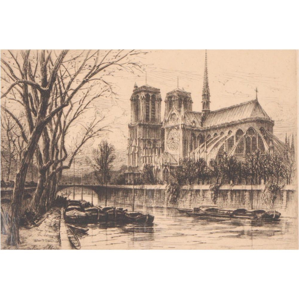 Charles Pinet | Notre Dame de Paris | MutualArt