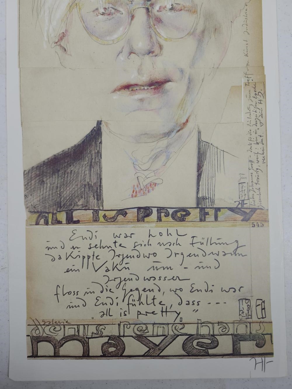 Horst Janssen | Andy Warhol All Is Pretty exhibition poster | MutualArt