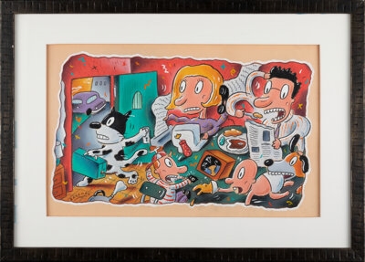 Gary Baseman | Family Cat | MutualArt