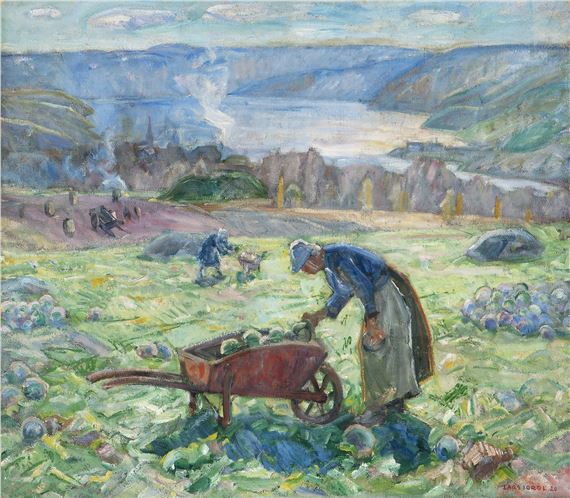 Lars Jorde | Vinterlandskap (1912) | MutualArt