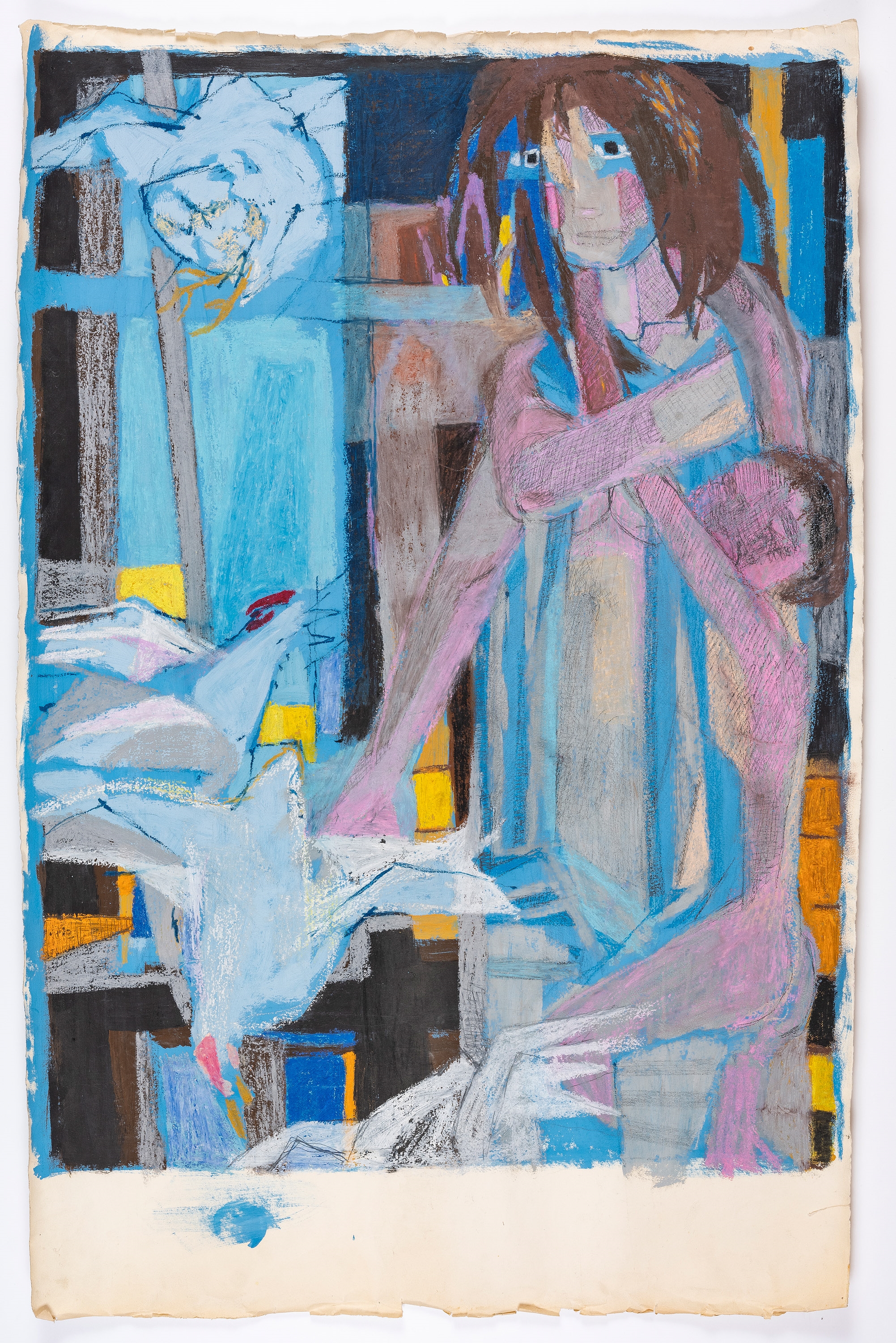 Else Hagen | Woman with Child and Birds | MutualArt