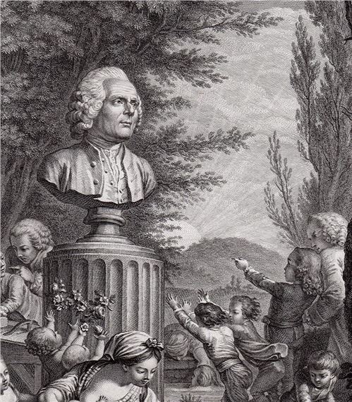 Charles-Nicolas Cochin the Younger | Frontispiece d'Emile (1792 - 1793 ...