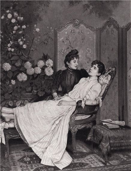 Auguste Toulmouche | Consolation (1890) | MutualArt