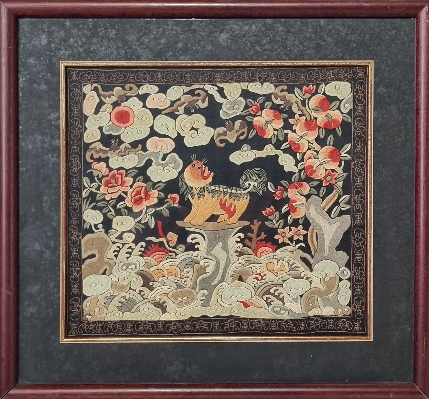 Chinese School | A PAIR OF FRAMED CHINESE RANK BADGES | MutualArt