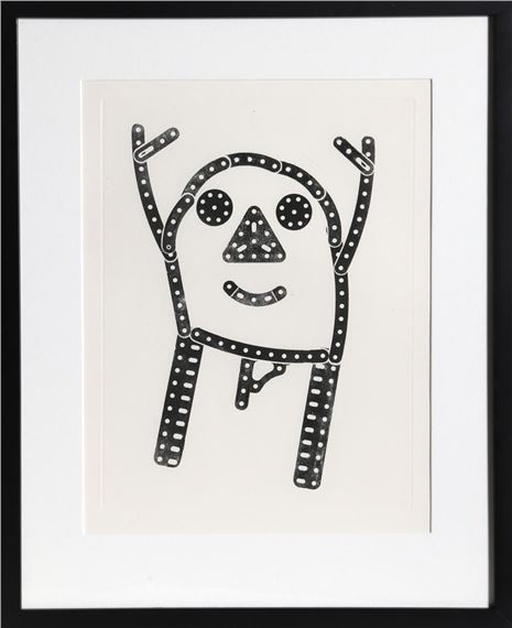 Enrico Baj | Jumping Figure (1965) | MutualArt