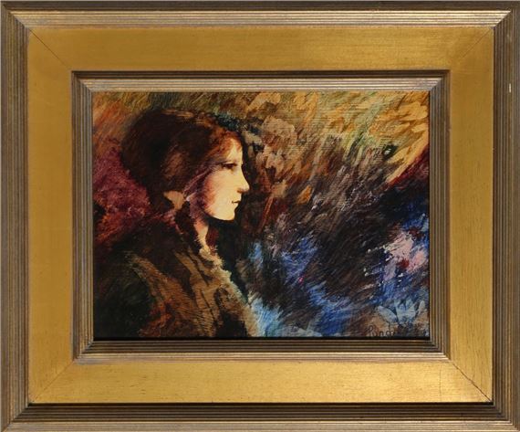 Donald Roy Purdy | Profile of a Young Girl (Circa 1960) | MutualArt