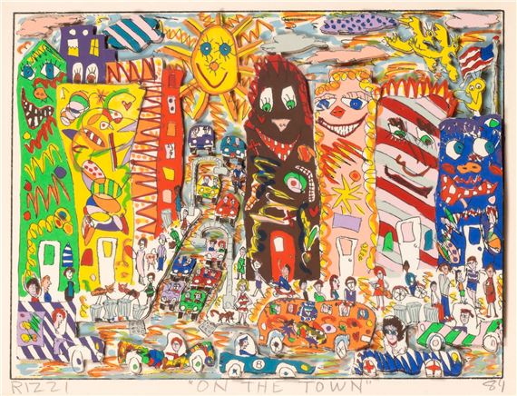 James Rizzi | Image (1984) | MutualArt