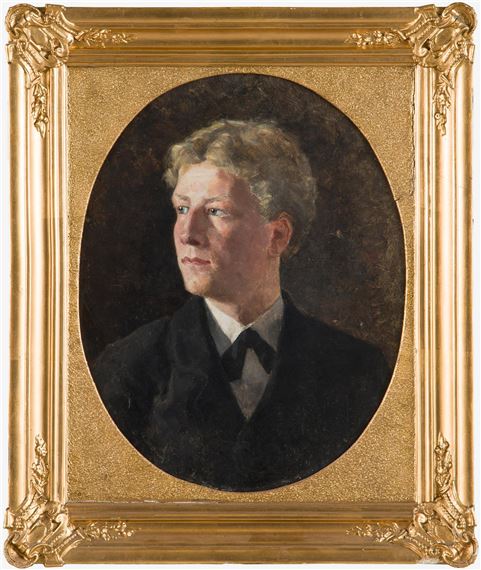 Akseli Gallen-Kallela | Portrait of Emil Wikström (1883) | MutualArt