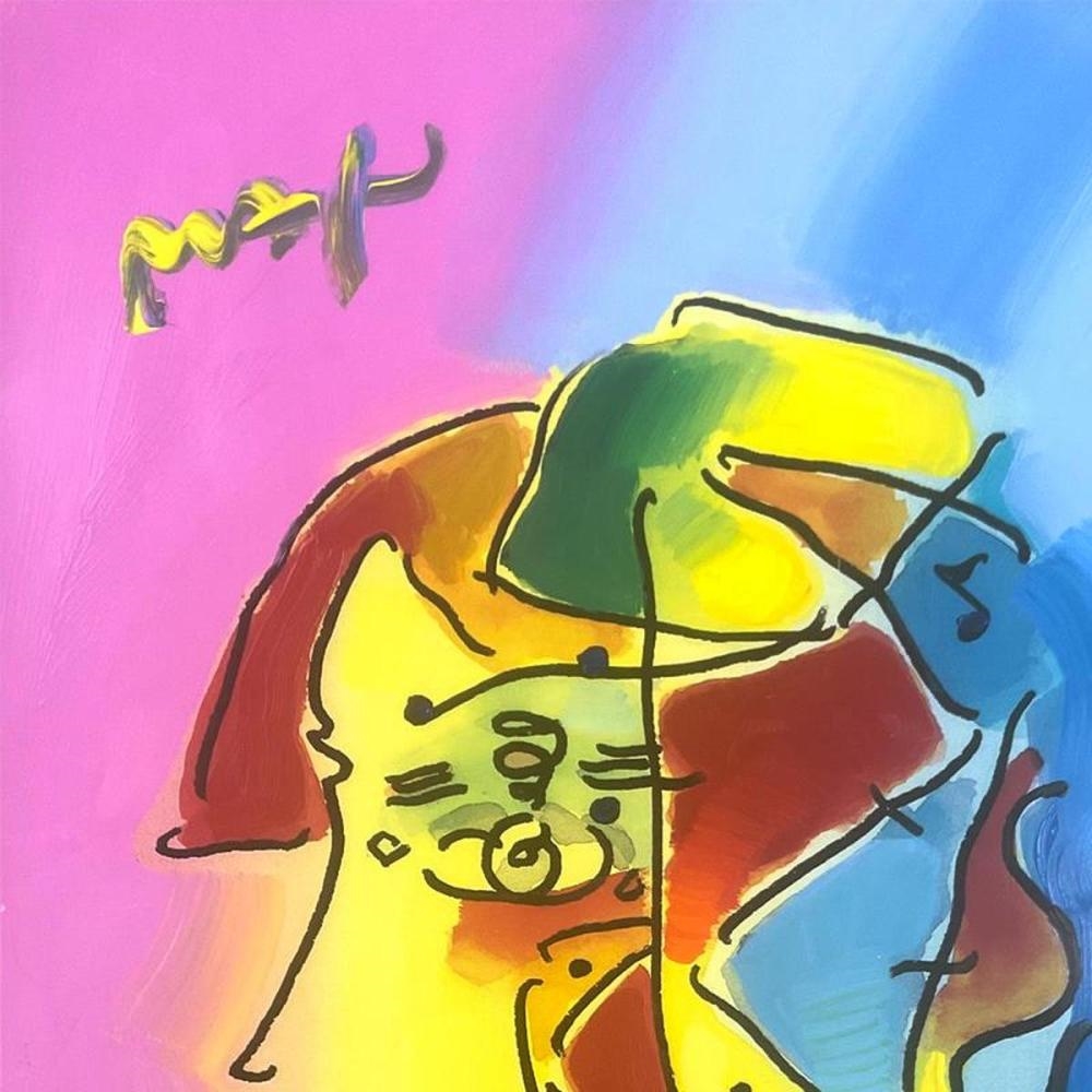 Peter Max | Billboard Centennial Framed One-of-a-Kind Acrylic Mixed ...