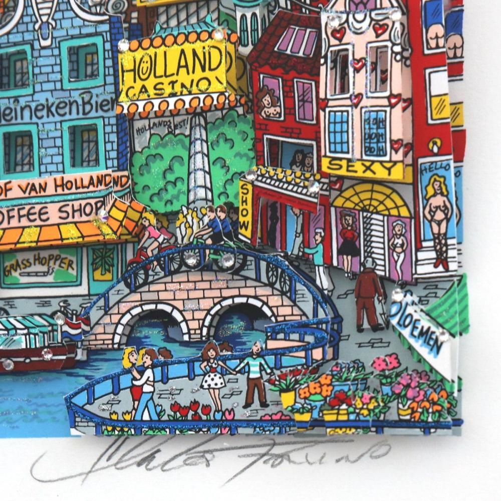 Charles Fazzino | Charles Fazzino- 3D Construction Silkscreen Serigraph ...