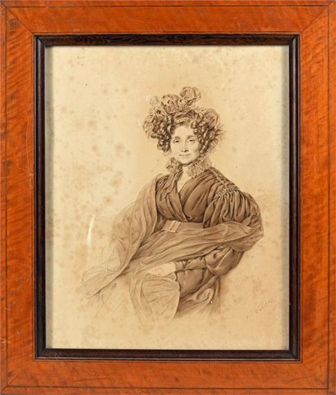 Alexandre Hesse | Portrait of Baroness Caroline de Faviers (1833 - 1834 ...