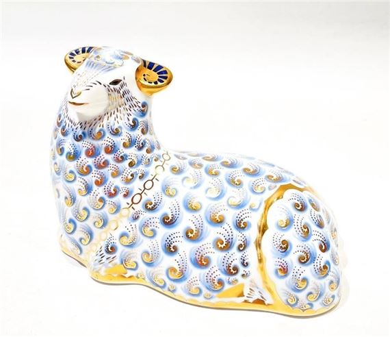 Royal Crown Derby | Royal Crown Derby Sheep Paperweight | MutualArt